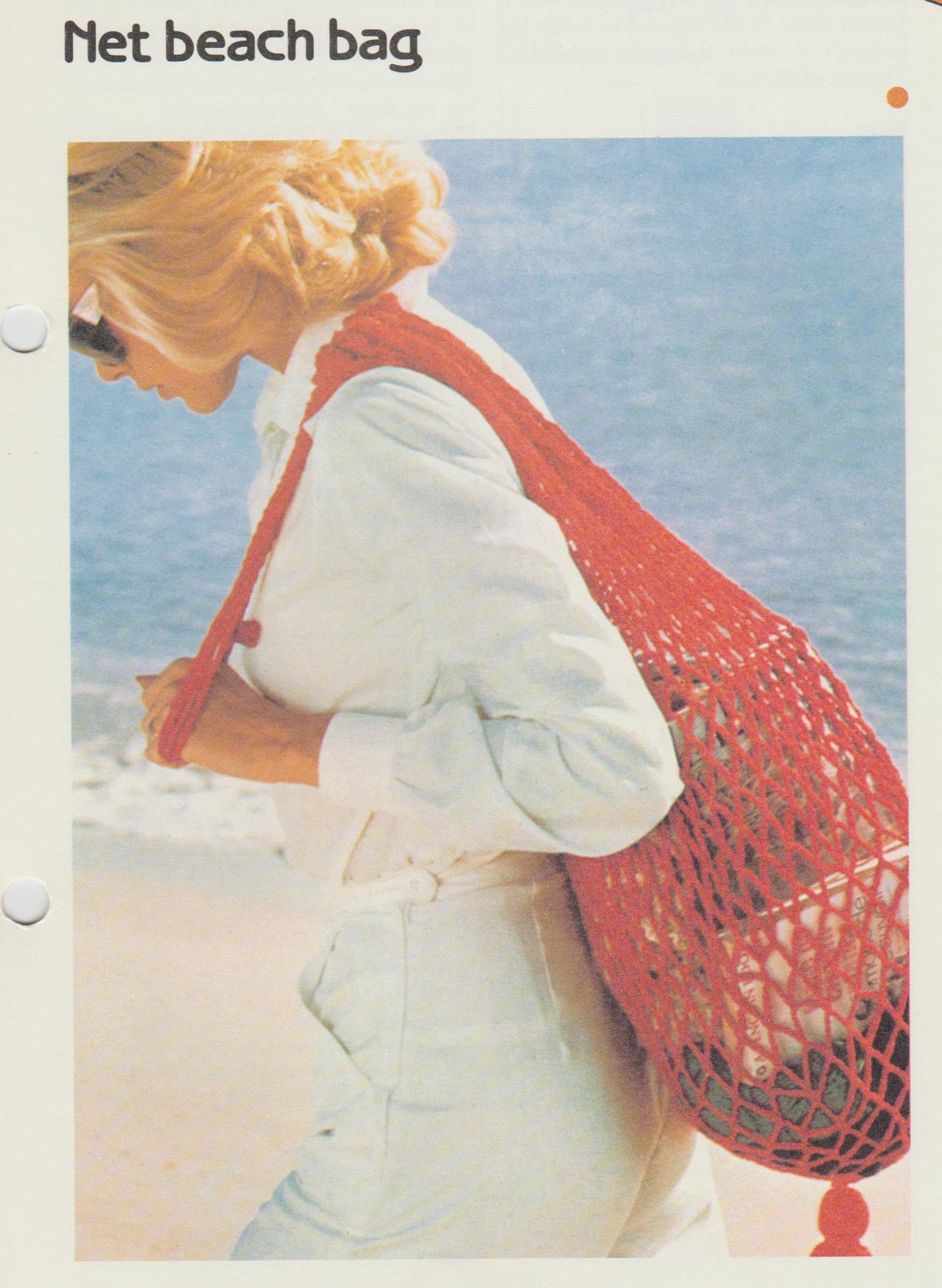 Crochet Net Beach Bag Pattern - Etsy