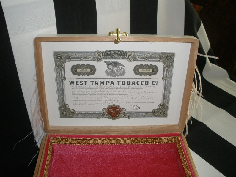 Pink Ostrich Feather Splendor Cigar Box Purse Velvet Lined - Etsy