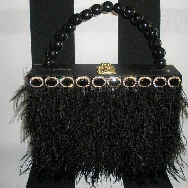 Ostrich Feather Purse - Etsy