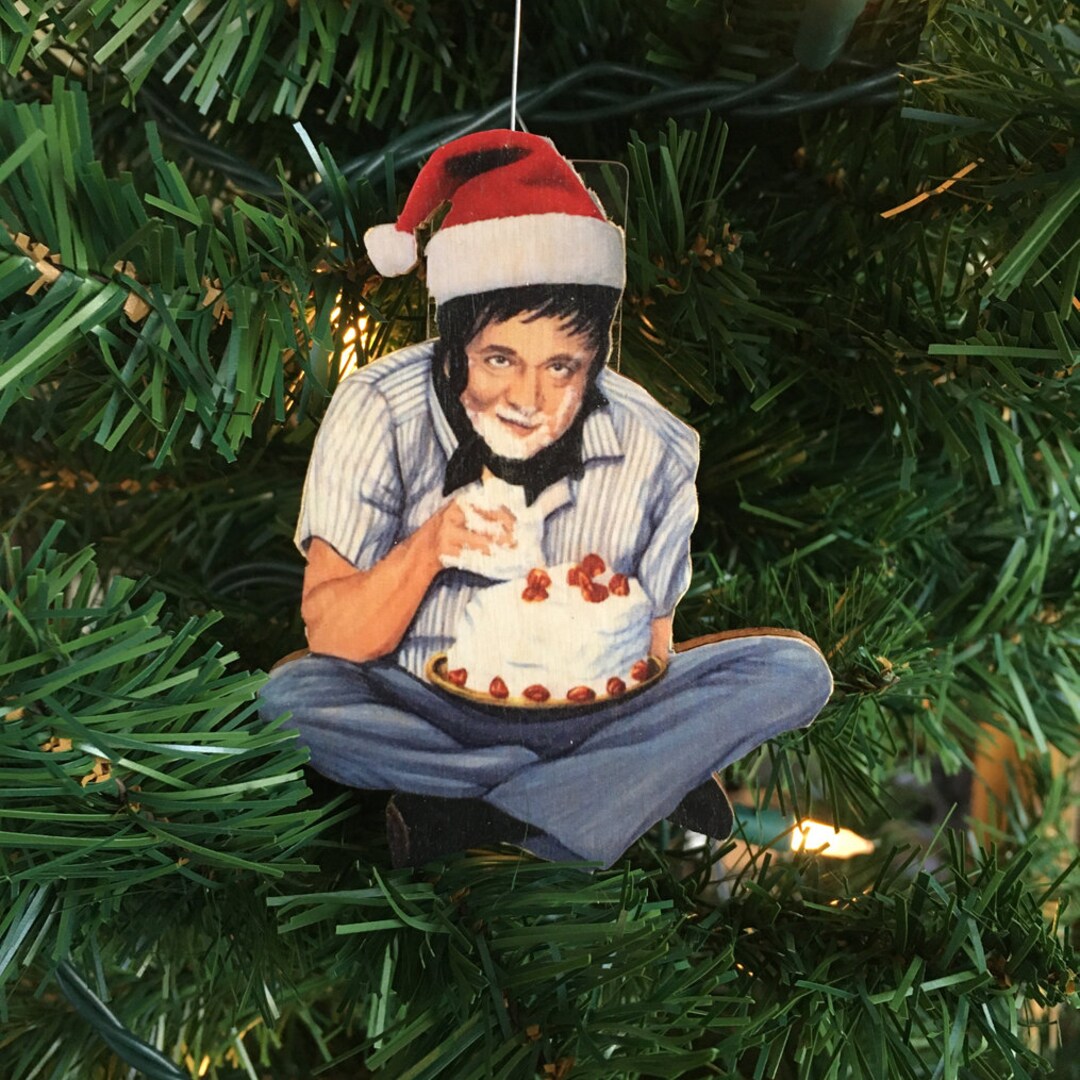 Johnny Cash Eating Cake Holiday Christmas Tree Ornament - Etsy