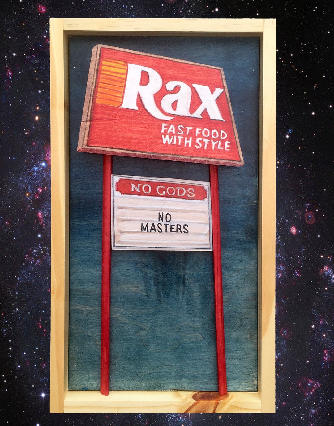 Rax Photo Print No Gods No Masters - Etsy