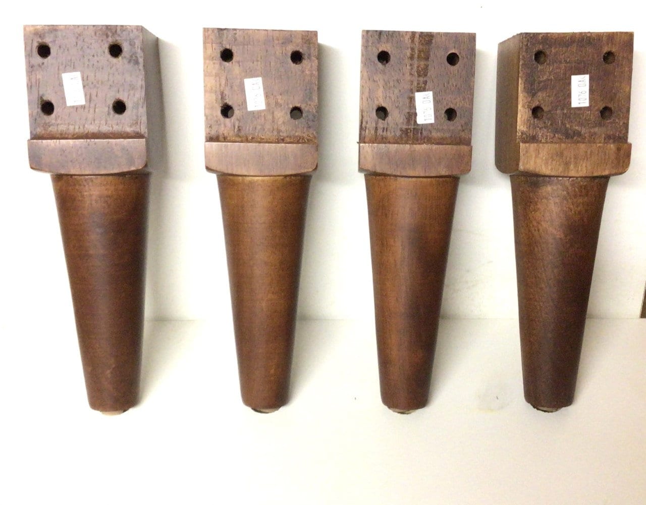 1076 Furniture Feet Legs Wood Chair Sofa Ottoman Oak Finish | Etsy