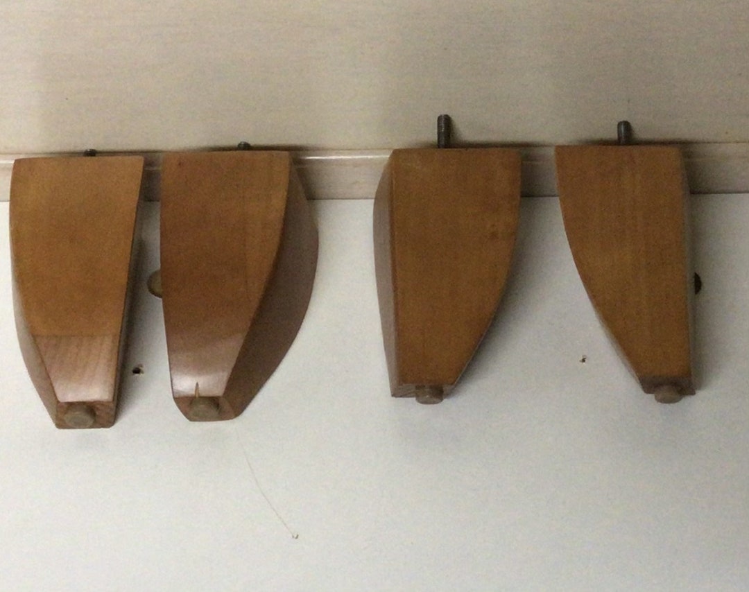 DA1085 Furniture Legs Wood Tapered Feet Couch Chair Ottoman Sofa Maple ...