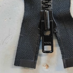 27 Inch Black YKK Zippers Nylon Coil Sportswear Outerwear Jacket Box of ...