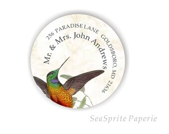 Hummingbird Labels | Etsy