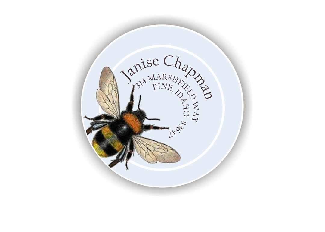 Bee Address Labels, Bee Lover Gift, Gift for Bee Lover - Etsy