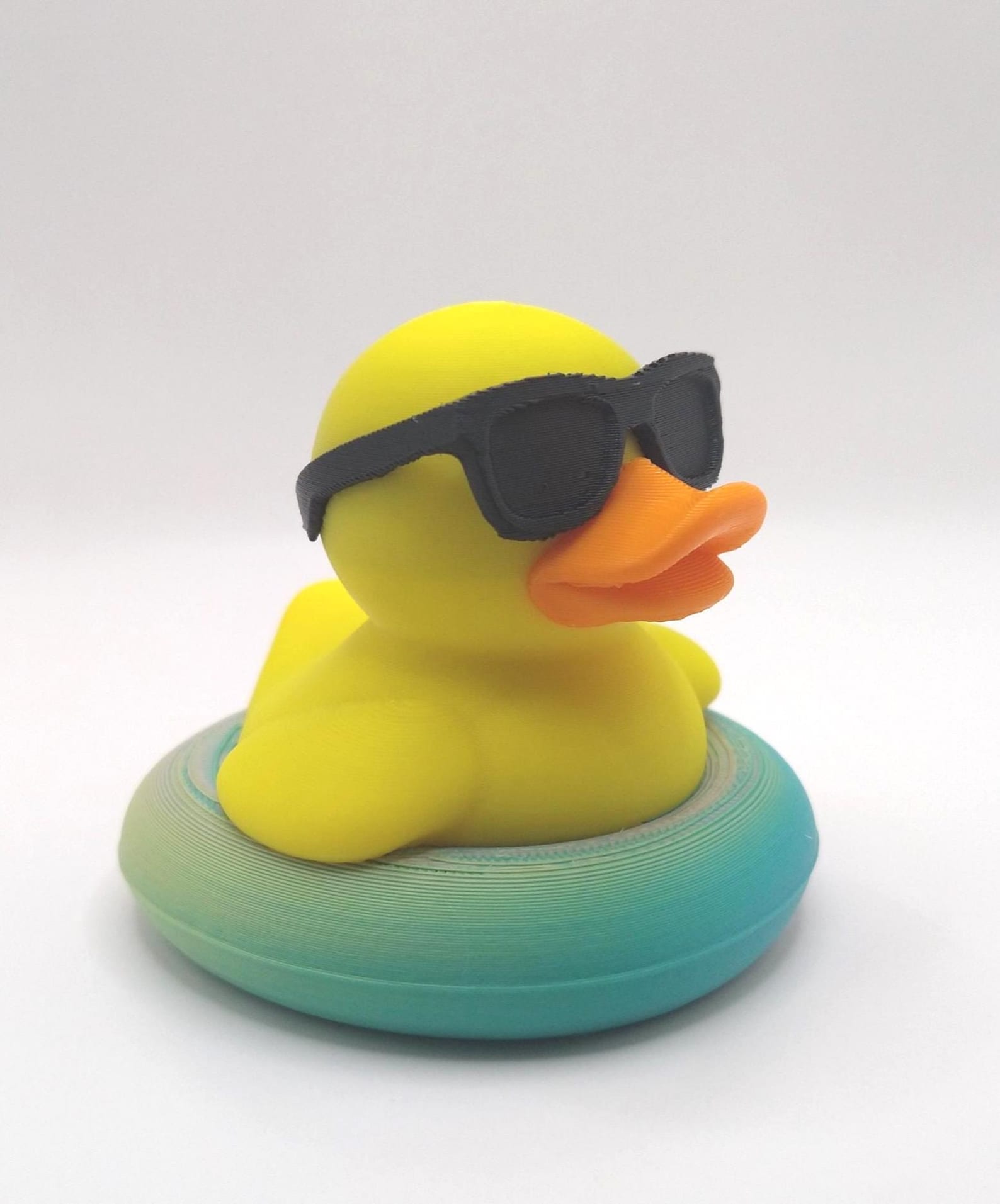 Summertime Duck in a Pool Float, Ducking, Dashboard Buddy, Custom Duck ...