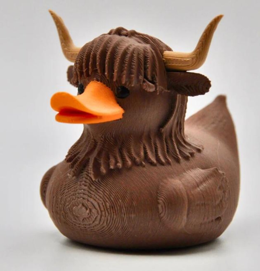 Highland Cow Duck, Bull Duck, Dashboard Buddy, Ducking, Custom Duck ...