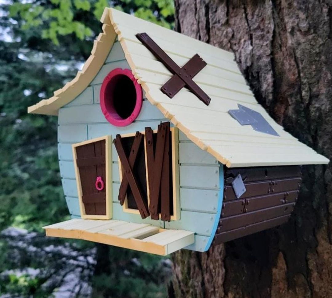 Fun Playful Shack Bird House, Garden Decor - Etsy