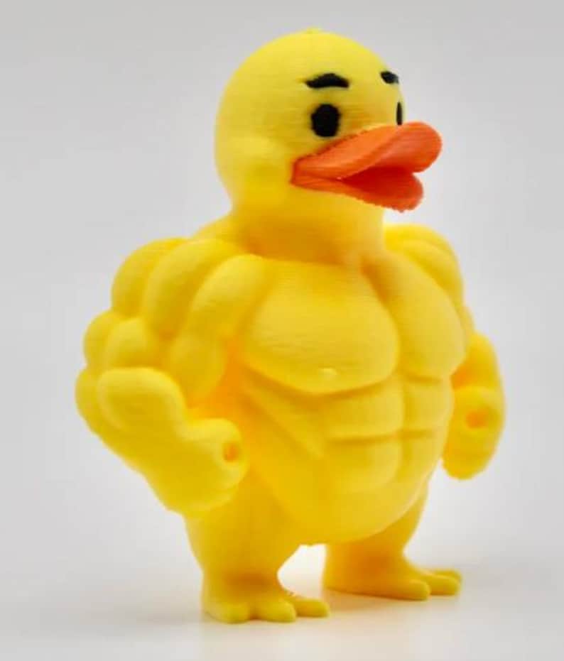 Muscular Fitness Duck, Ducking, Dashboard Buddy, Custom Duck, Get ...