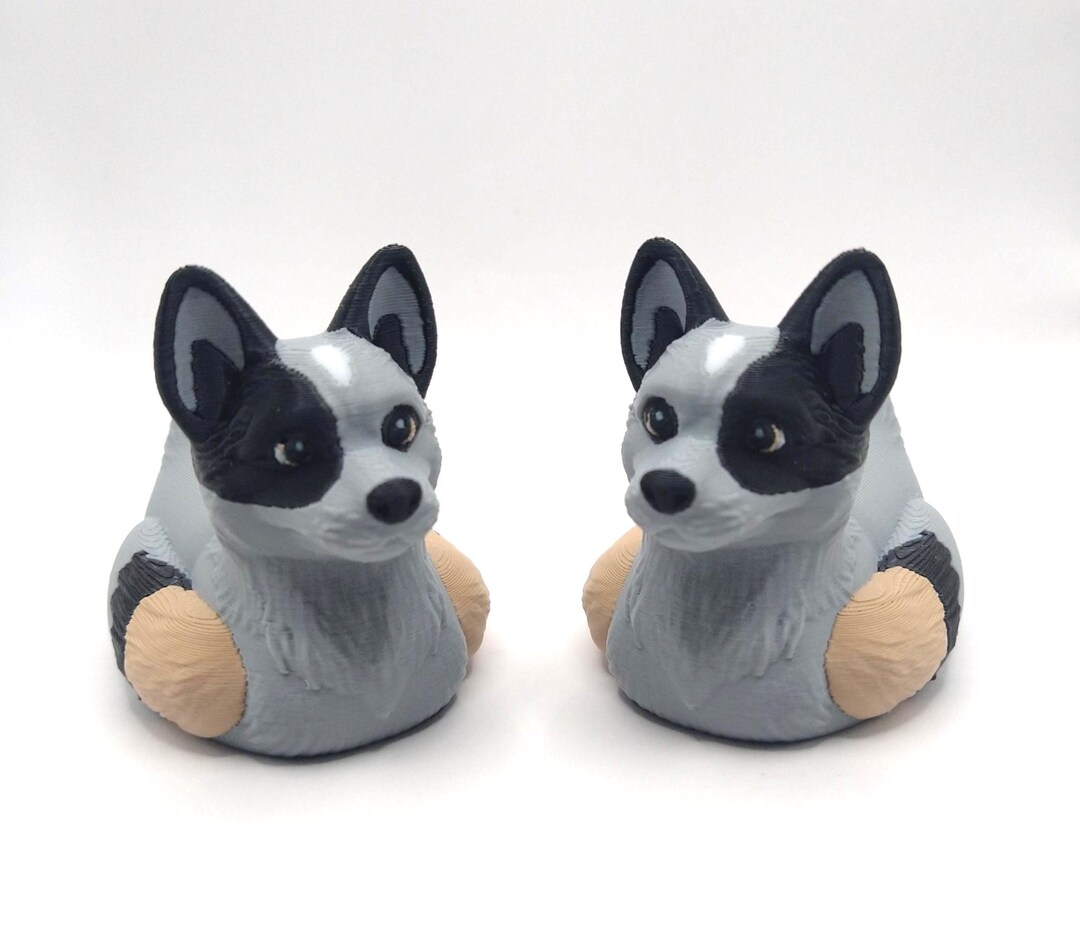 Half Mask Australian Cattle Dog Duck , Blue Heeler Duck, Ducking ...