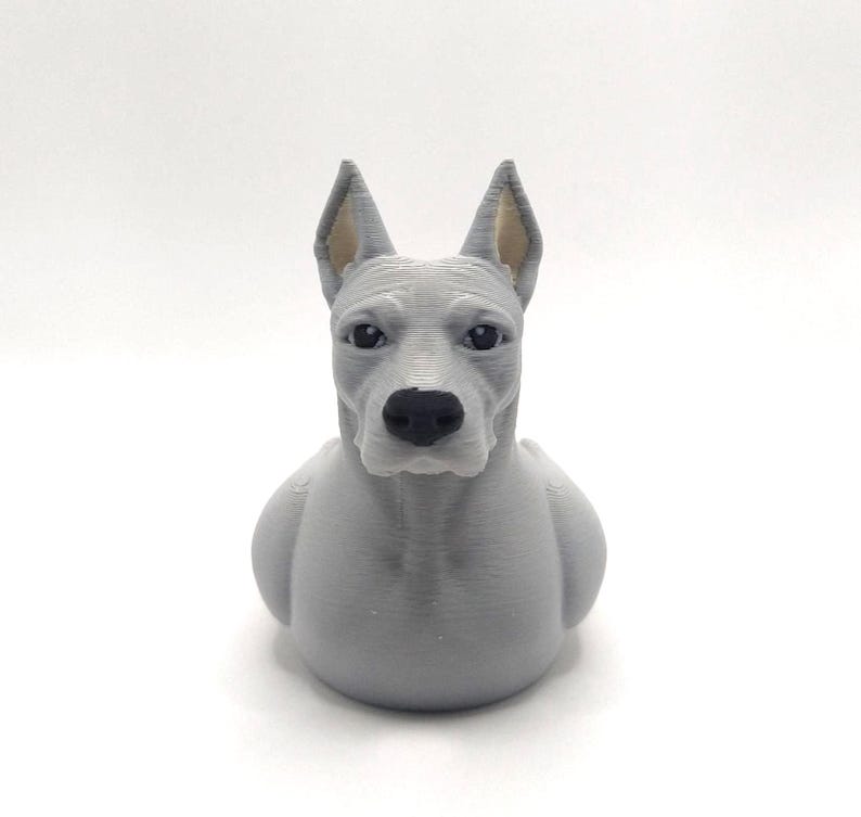 Great Dane Ducks With Cropped Ears, Dashboard Buddy, Ducking, Custom ...