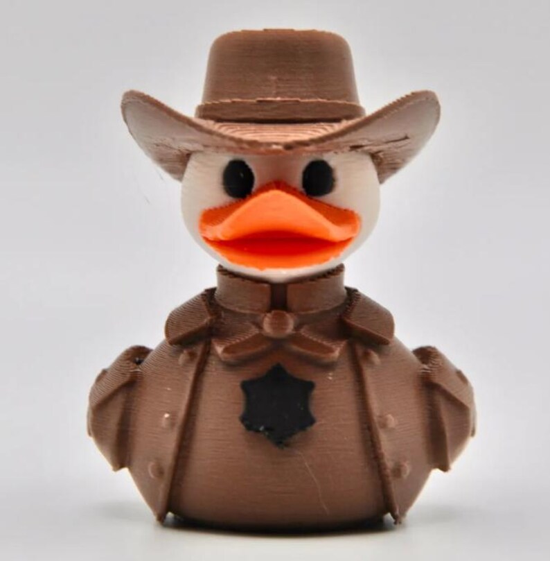 Western Sheriff Duck, Ducking, Dashboard Buddy, Custom Duck - Etsy