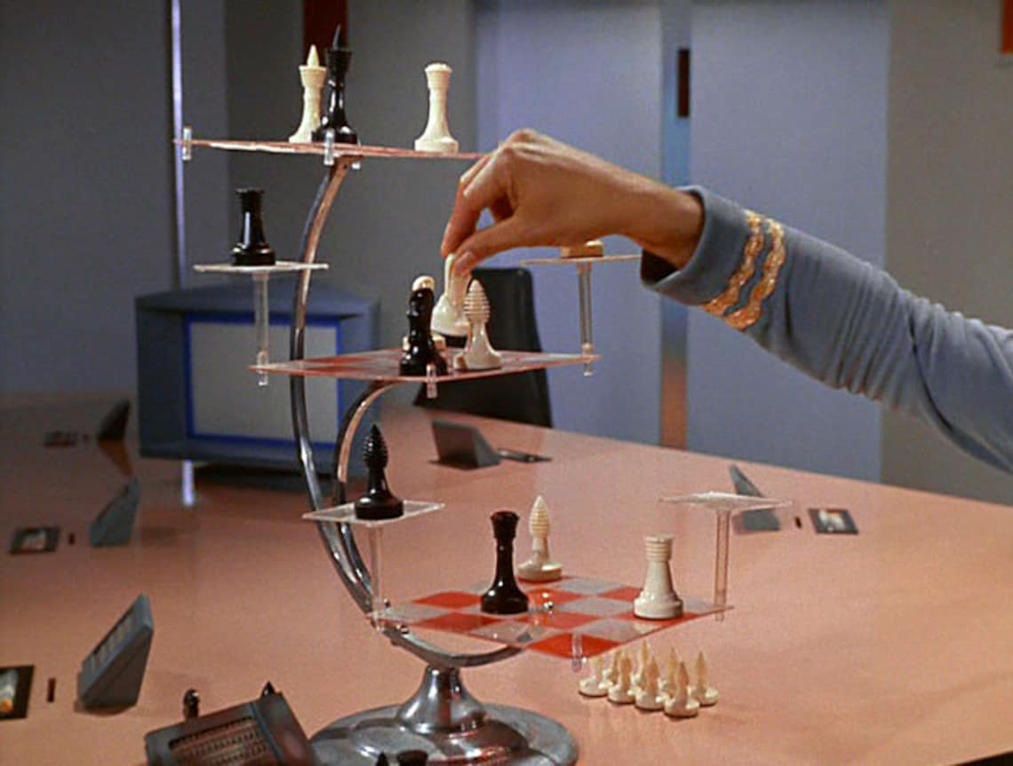 Vintage Ganine Complete Chess Set for a Star Trek 3D Chess Prop - Etsy