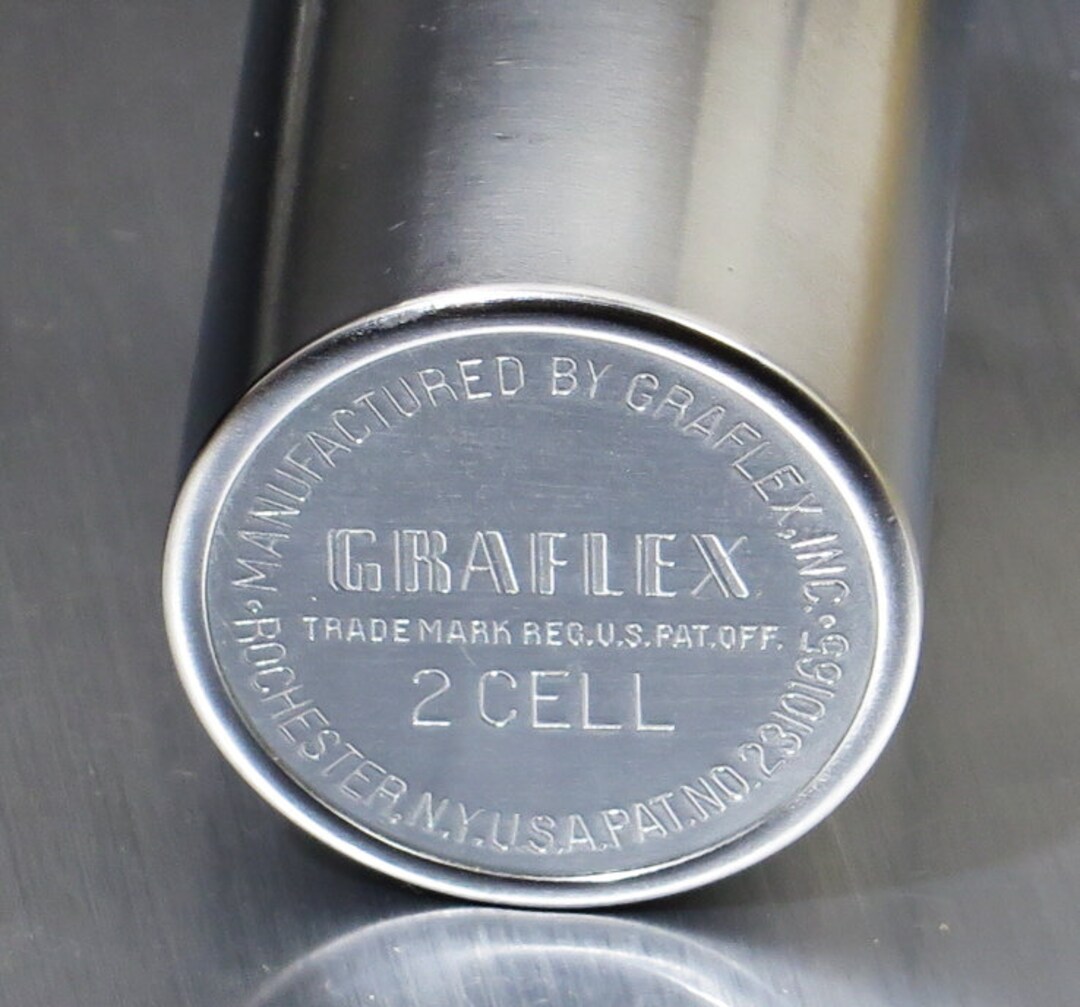 Vintage Graflex 2 Cell Camera Flash Back Bottom End - Etsy