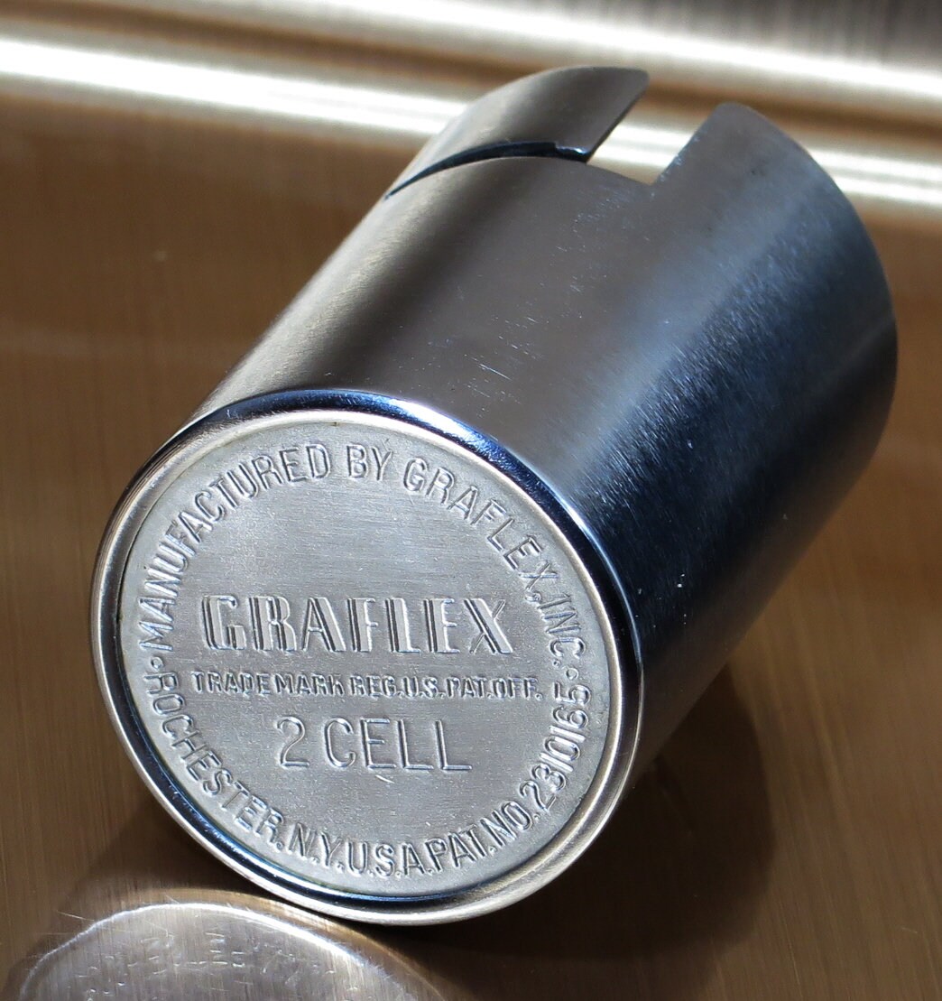 Vintage Graflex 2 Cell Camera Flash Back Bottom End - Etsy