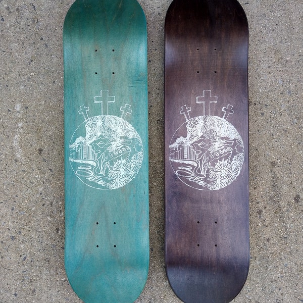 Jesus Skateboard - Etsy