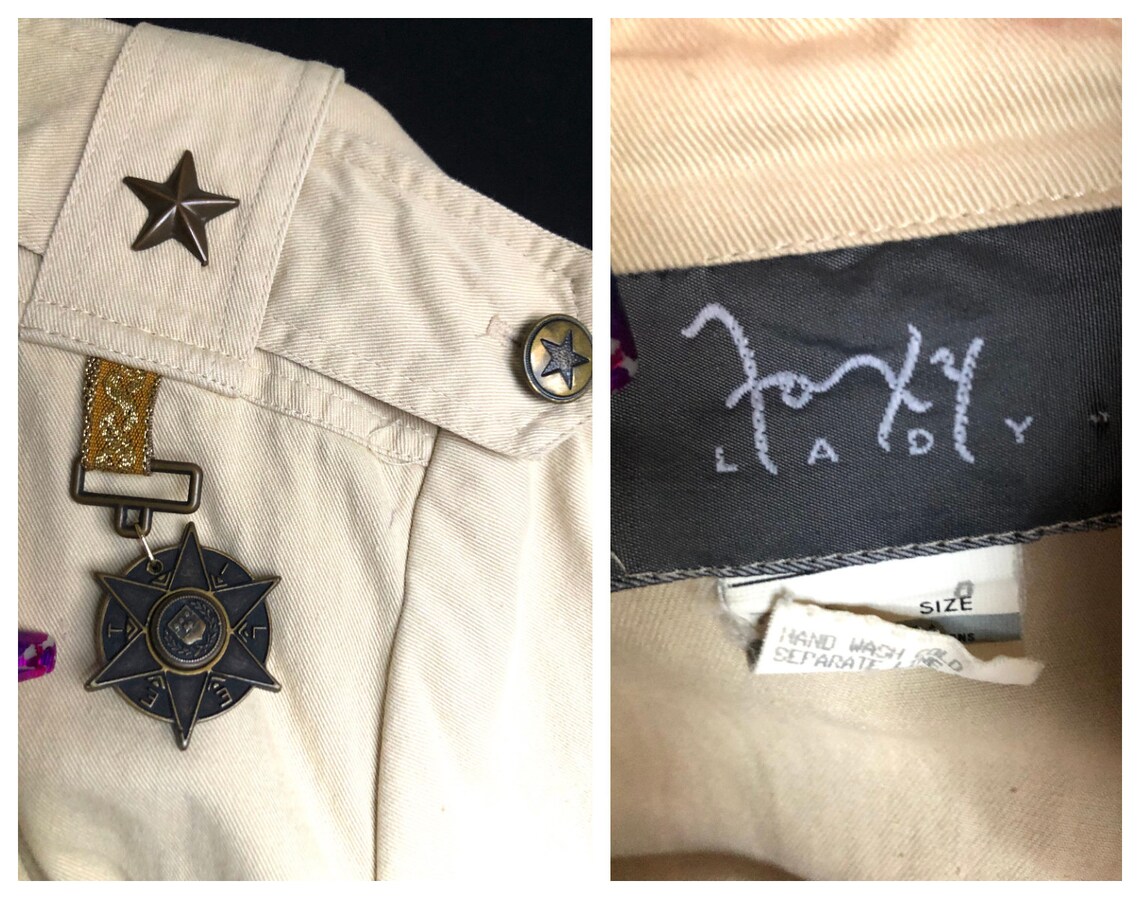 Vintage 1980's Military Utilitarian Style Structured - Etsy