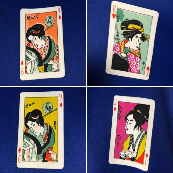 Vintage 1970's Japanese Geisha Playing Card Novelty P… - Gem