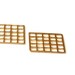 Gold Square Art Deco Findings. Gold Geometric Squares. Plaid Shape ...
