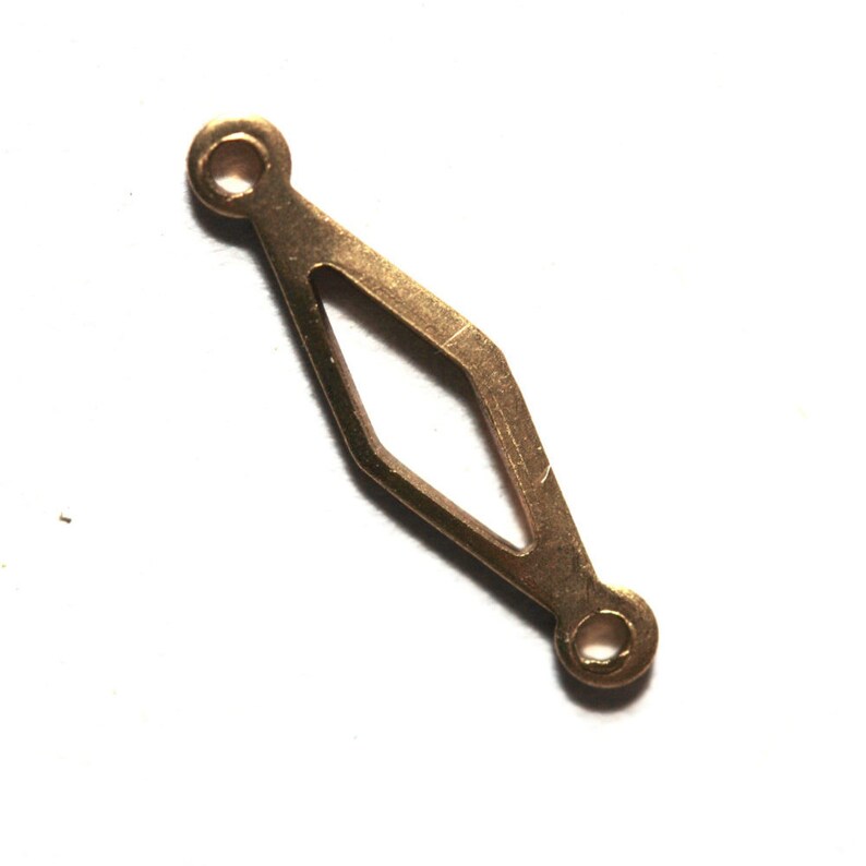 Small Gold Diamond-shaped Connectors. 10 Pieces - Etsy