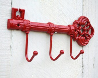 Red key holder | Etsy