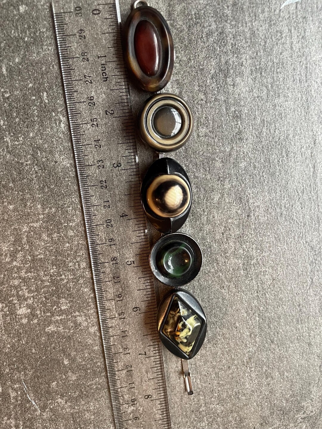 Vintage 1940s Button Bracelet - Etsy