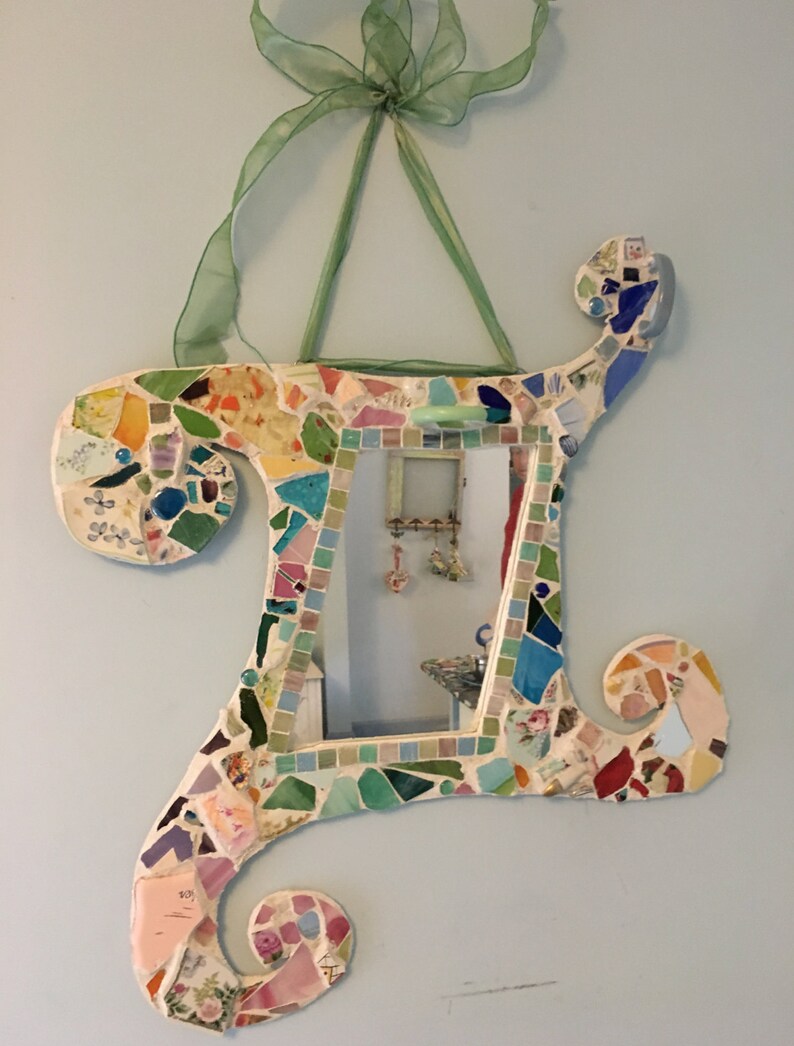 Whimsy Mosaic Mirror - Made to Order - Etsy