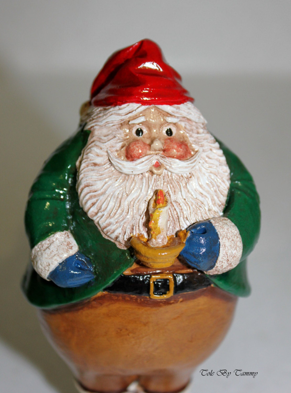 Antiqued Resin Santa - Etsy