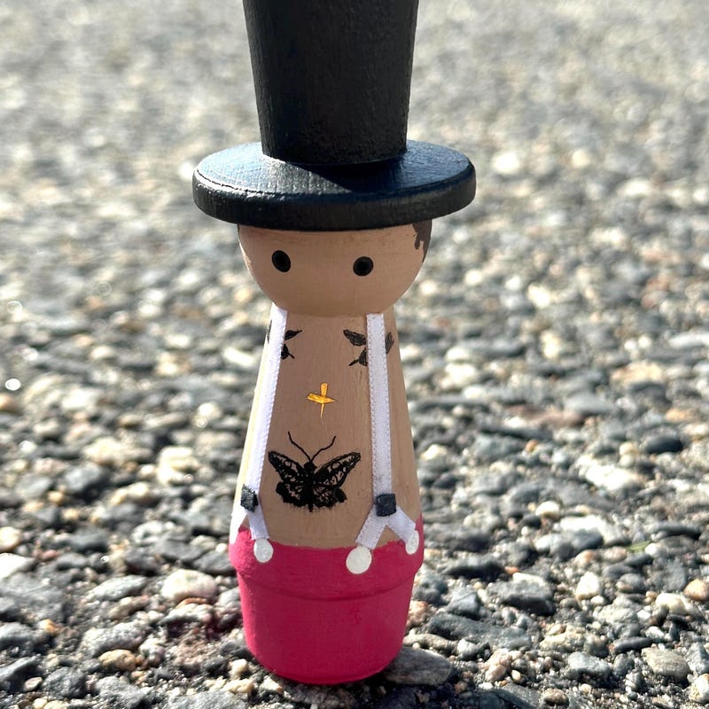 Pilgrim Figurine - Etsy