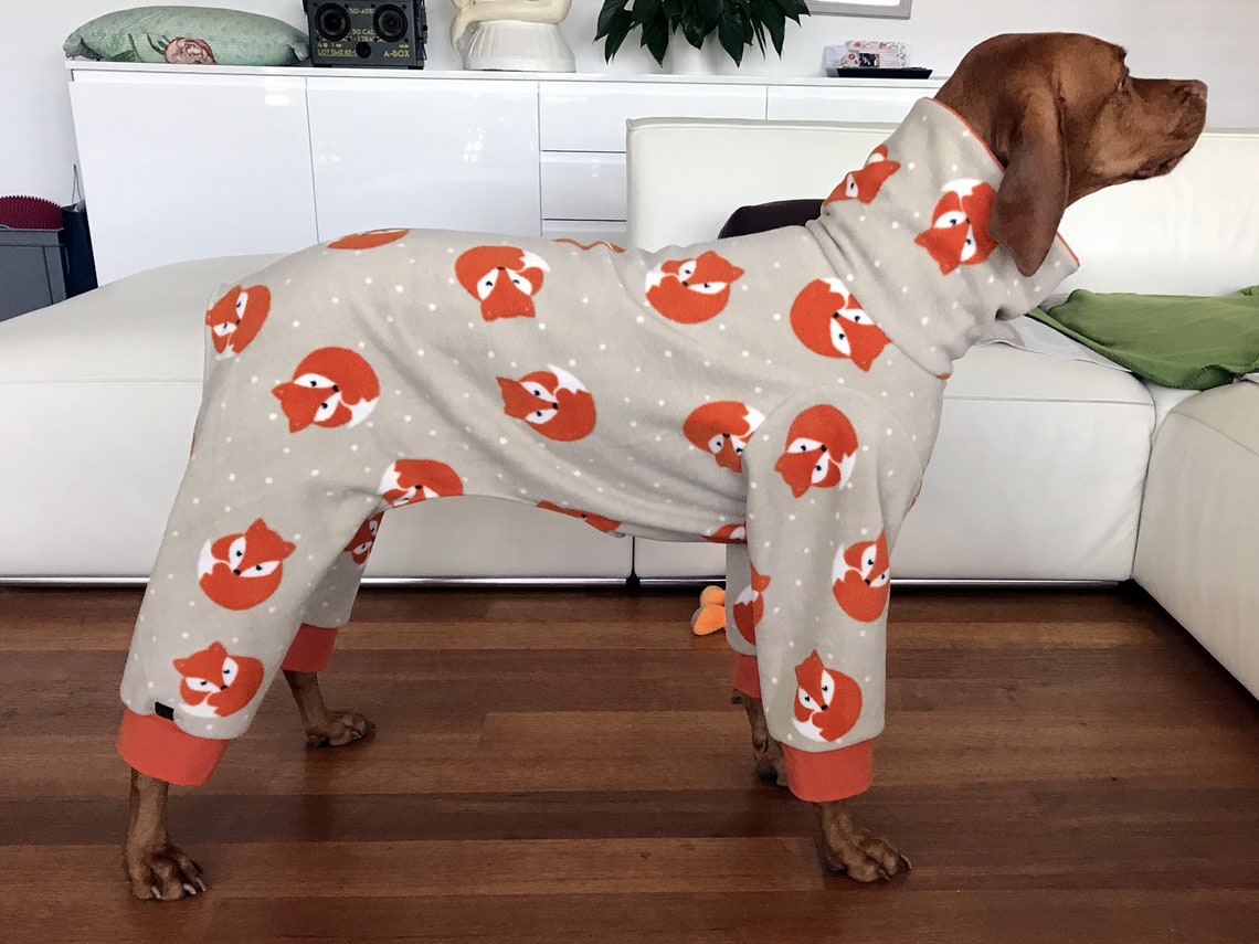 Vizsla Pyjamas Vizsla Fleece Pyjamas Hunde Pyjamas Hunde - Etsy.de