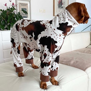 Vizsla Pajamas, Vizsla Fleece Pajamas, Large Dog Pajamas, Large Dog ...