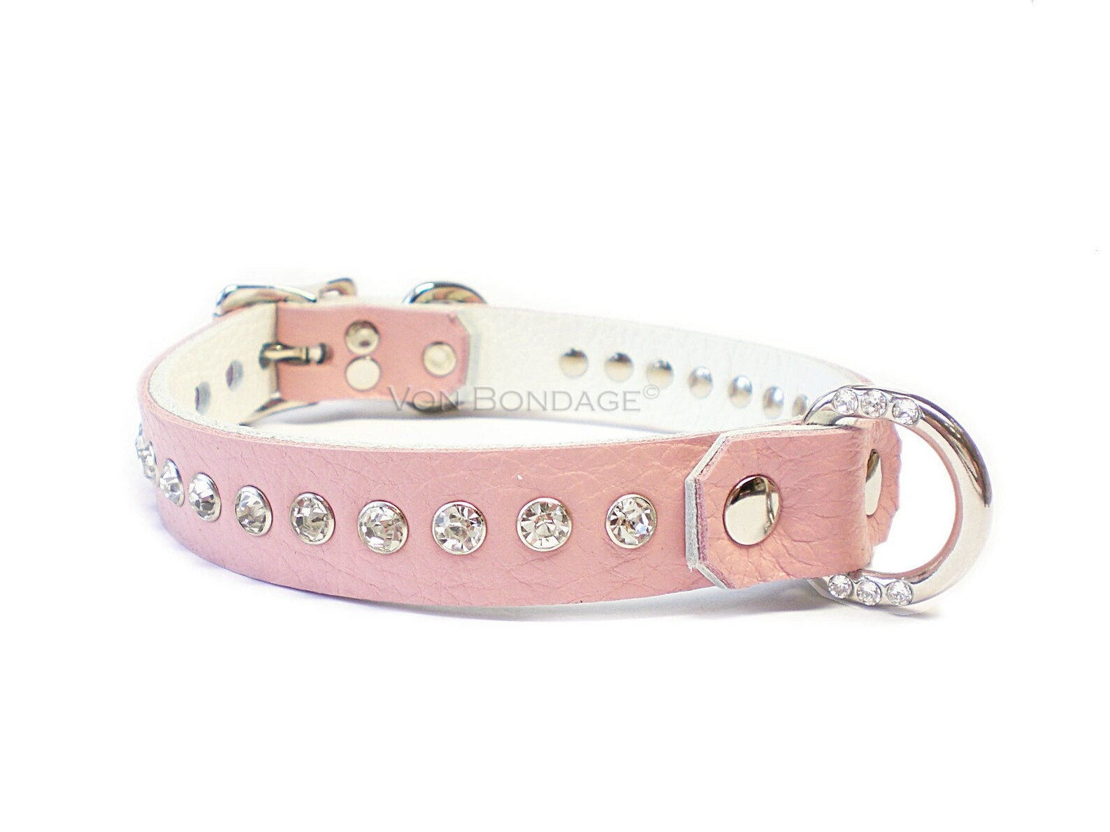 Pink BDSM Collar Bondage Collar Lockable/locking Collar - Etsy Sweden