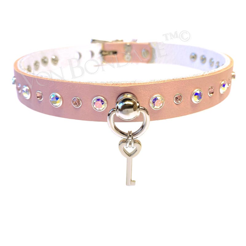 Pink Bondage Collar - Etsy