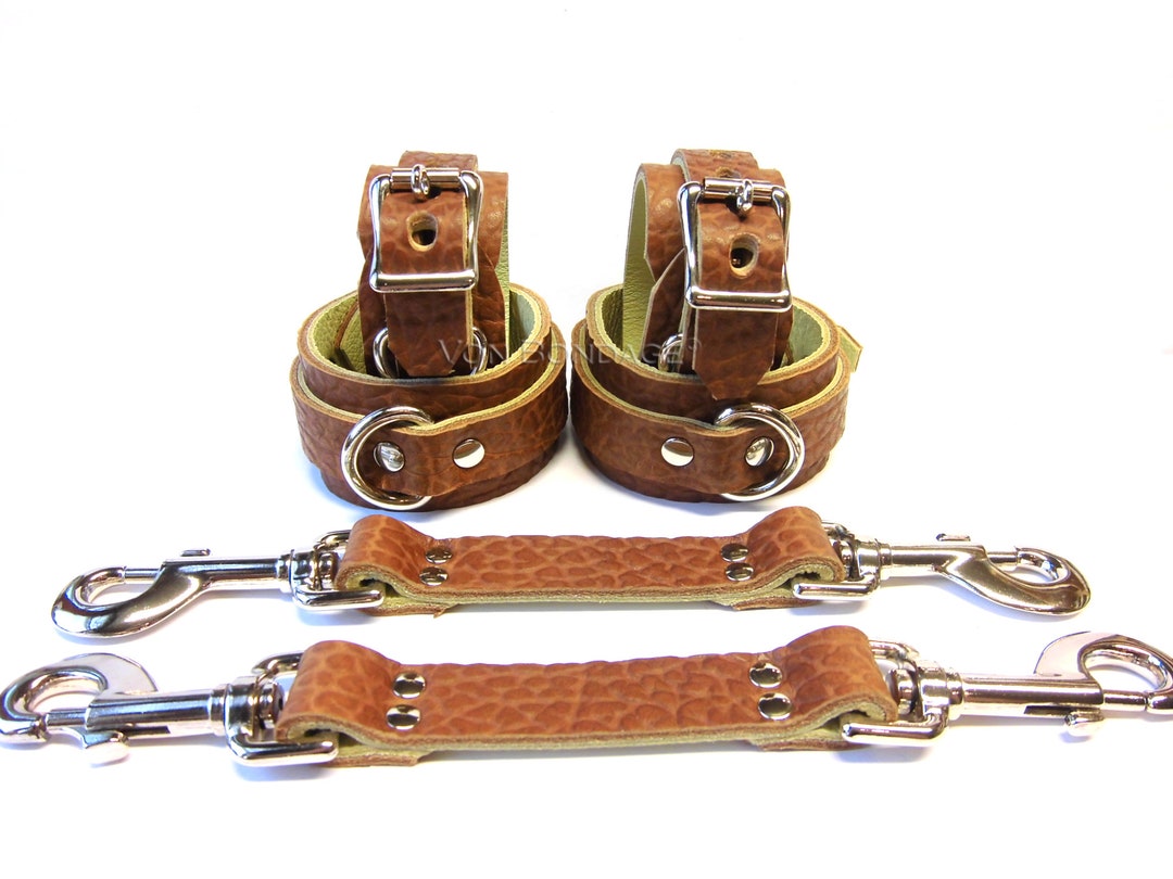 Brown BDSM Restraints, Lockable Restraints, Locking Restraints/cuffs ...