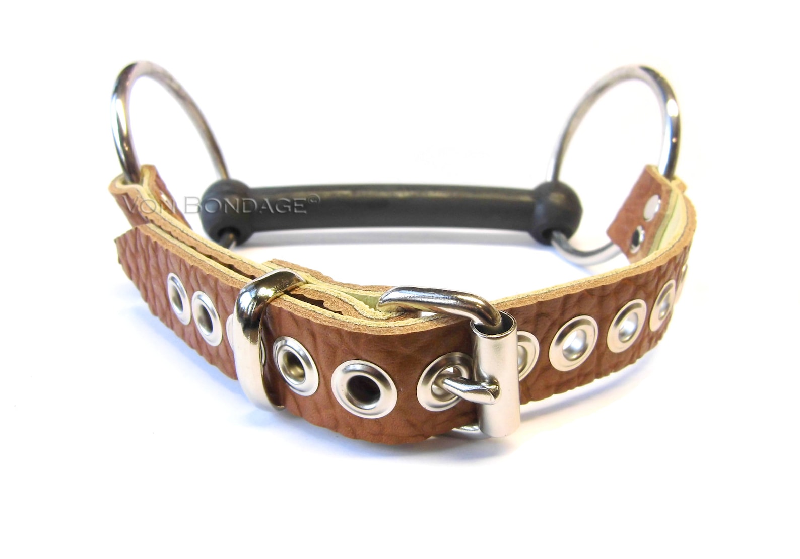 Brown Leather Gag Bit Gag Leather Gag BDSM Gag Bondage - Etsy Canada