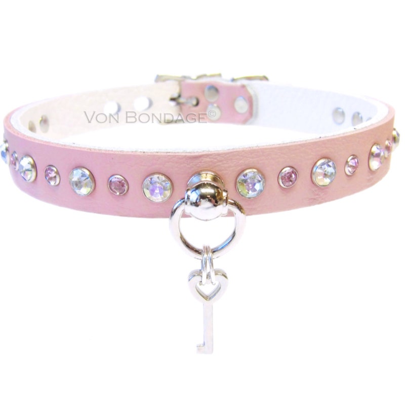 Pink Bondage Collar - Etsy