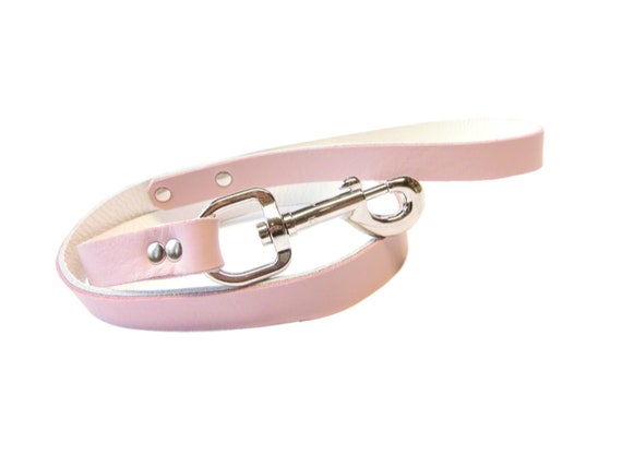 Pink BDSM Leash Bondage Leash Leather Leash Slave Leash | Etsy