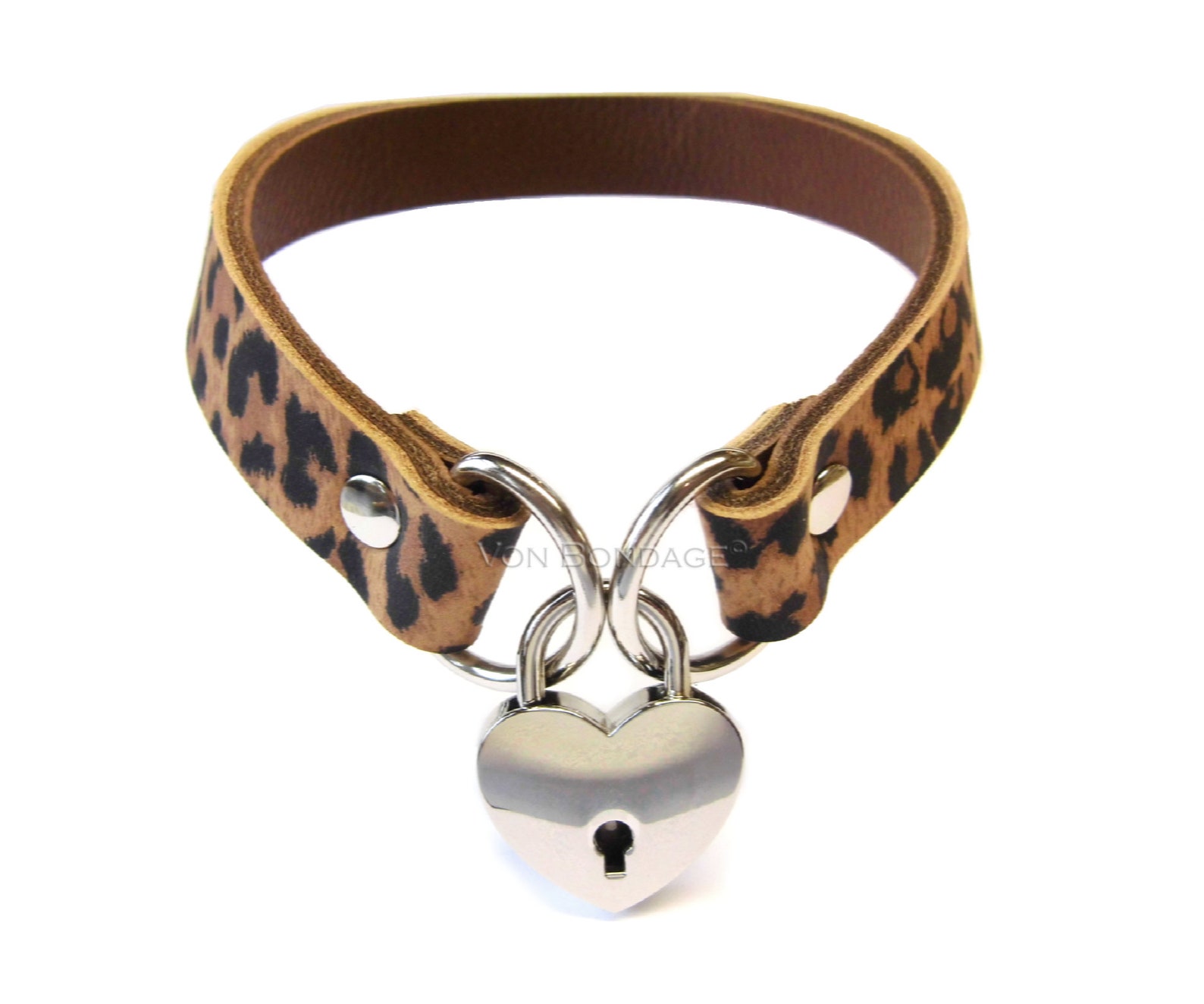 BDSM Collar Heart Lock Collar Bondage Collar Ddlg Collar - Etsy