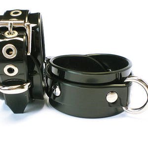 PVC Restraints, PVC Cuffs, Vegan Bondage, Vegan BDSM, Bondage Cuffs ...