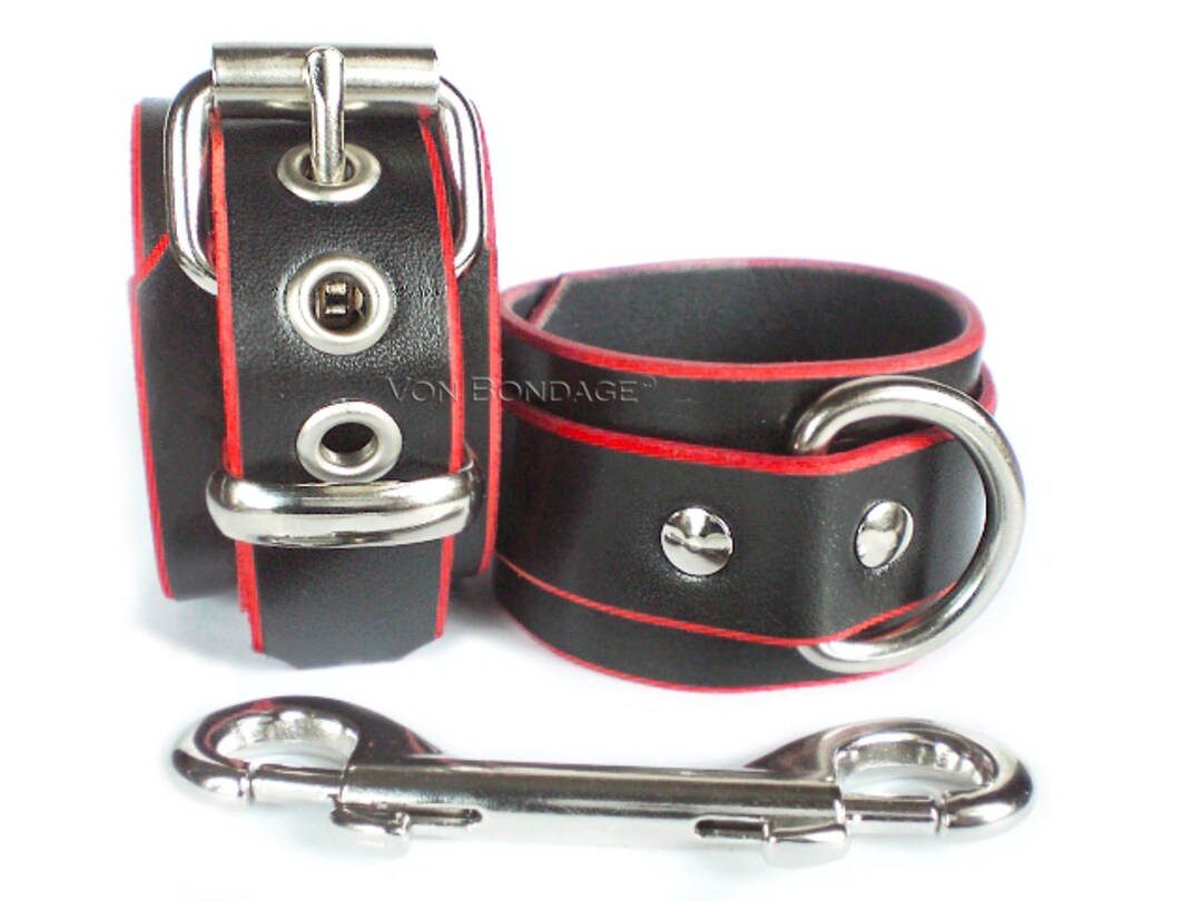 Leather Restraints, BDSM Cuffs, Bondage Cuffs, Bondage Restraints, BDSM ...