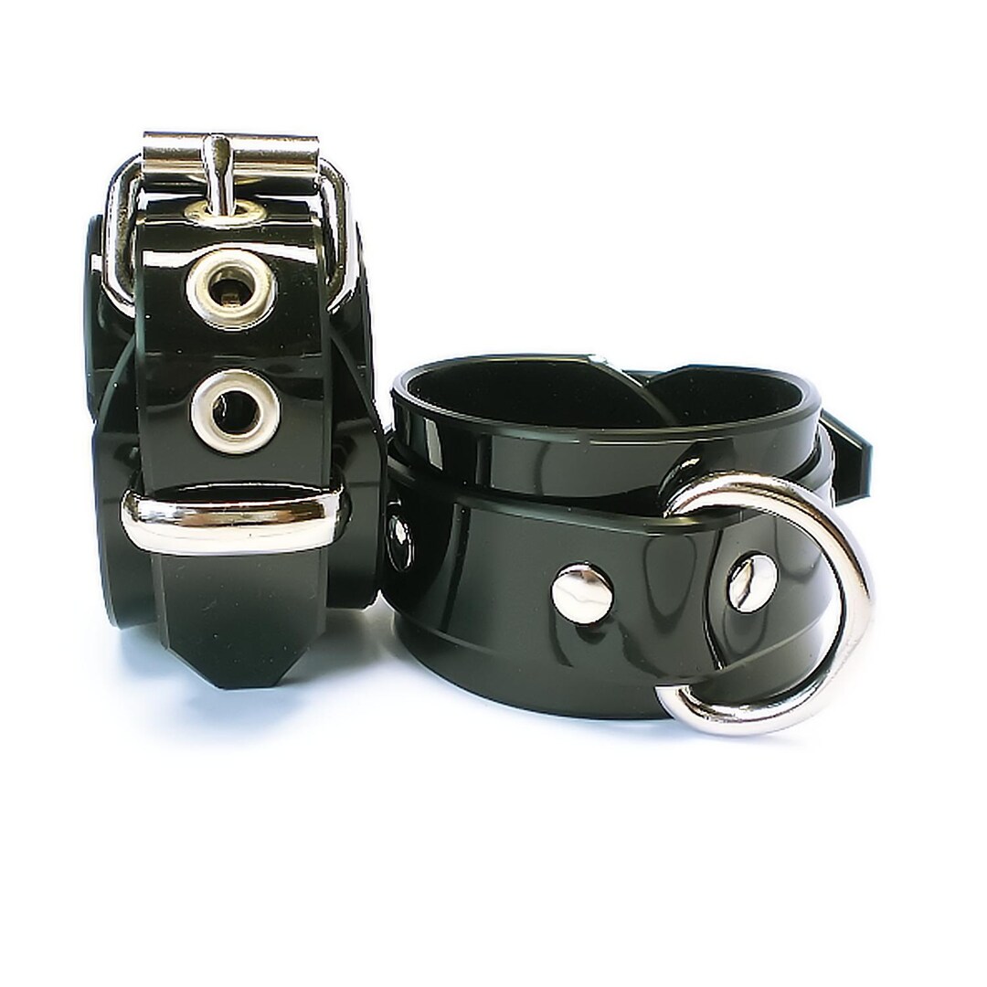 PVC Restraints, PVC Cuffs, Vegan Bondage, Vegan BDSM, Bondage Cuffs ...