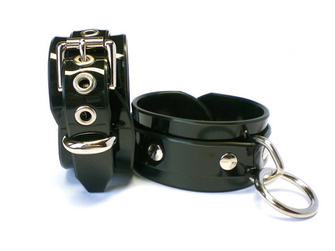 PVC Restraints, PVC Cuffs, Vegan Bondage, Vegan BDSM, Bondage Cuffs ...