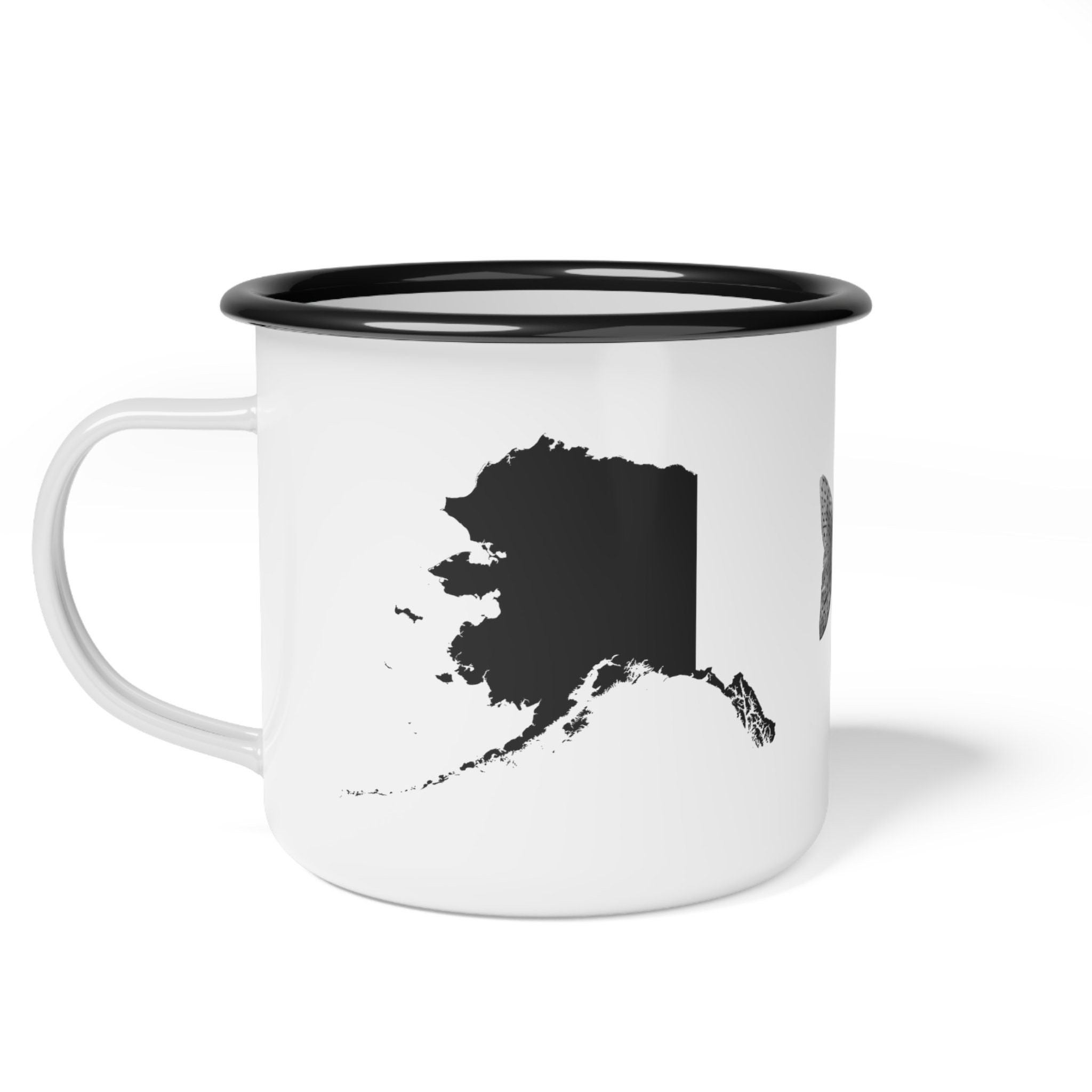 Pink humpy Salmon Gyotaku Fish Rubbing Enamel Camp Cup - Etsy