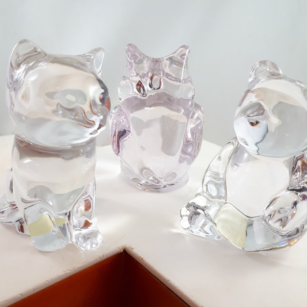 Lead Crystal Animal Figurines at Bethany Knibbs blog