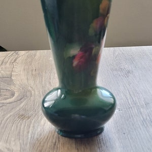 Antique German Hand Painted Peonies Vase by Royal Bonn Franz Mehlen ...