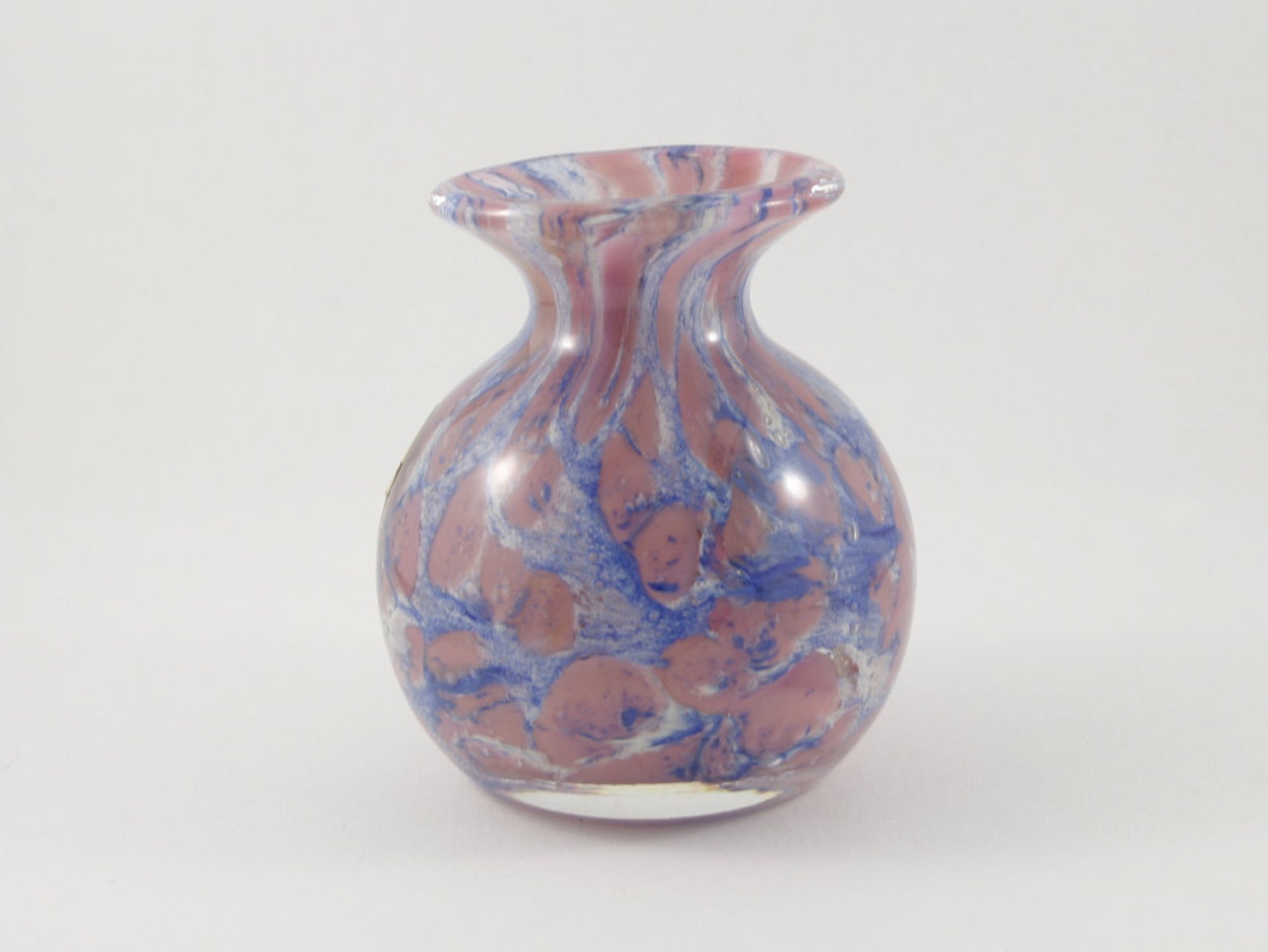 1990's Vintage French Art Glass Vase by La Rochère Vintage La Rochere ...