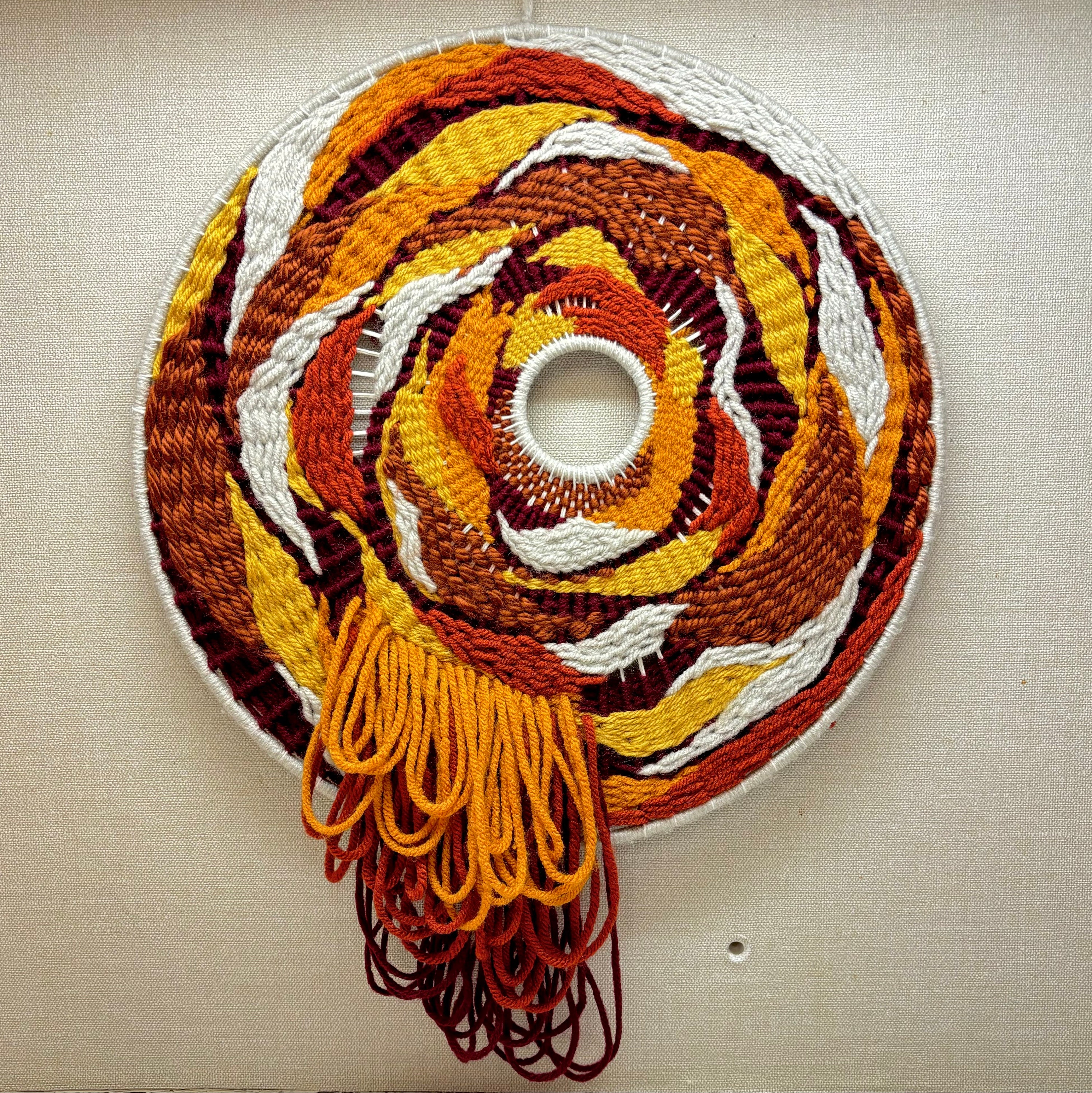 Autumn Circle Weaving Wall Art - Etsy