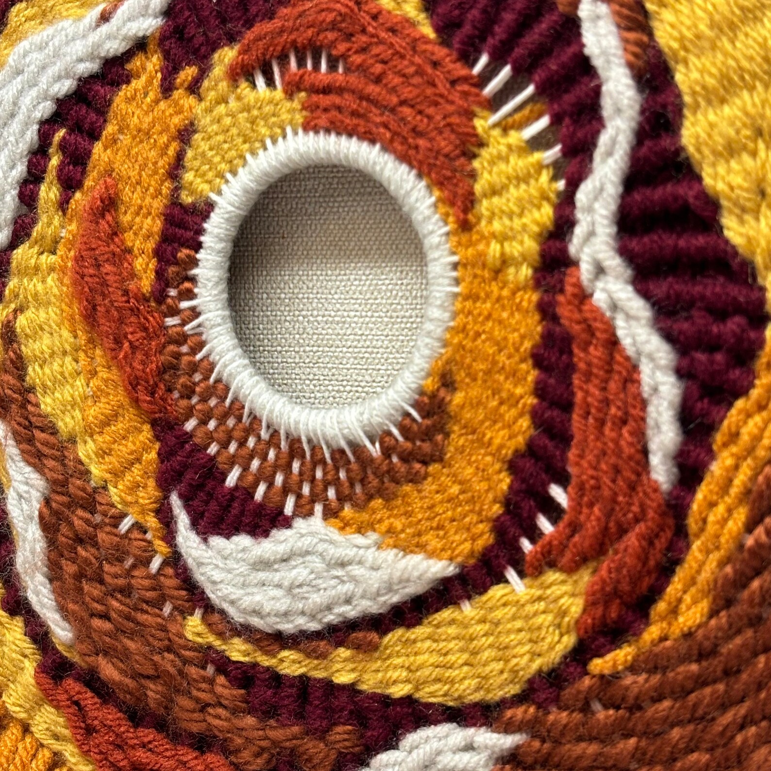 Autumn Circle Weaving Wall Art - Etsy