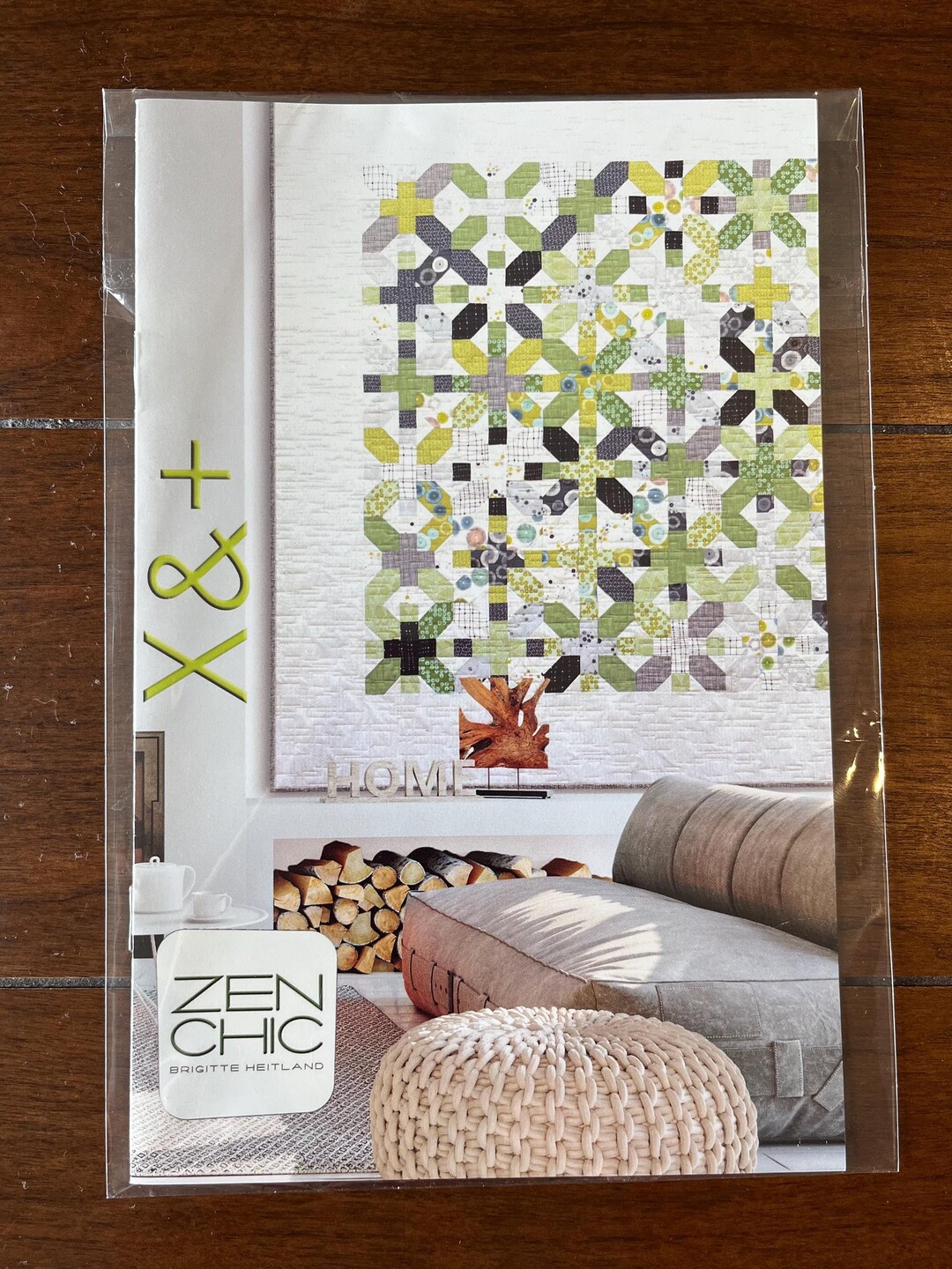 X & + Quilt Pattern by Brigitte Heitland From Zen Chic; Finished Size ...